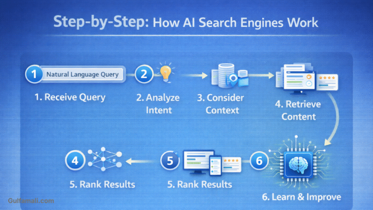How AI Search Engines Work (Step-by-Step Guide)